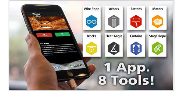 J.R. Clancy's New iRigging App - Rigging App