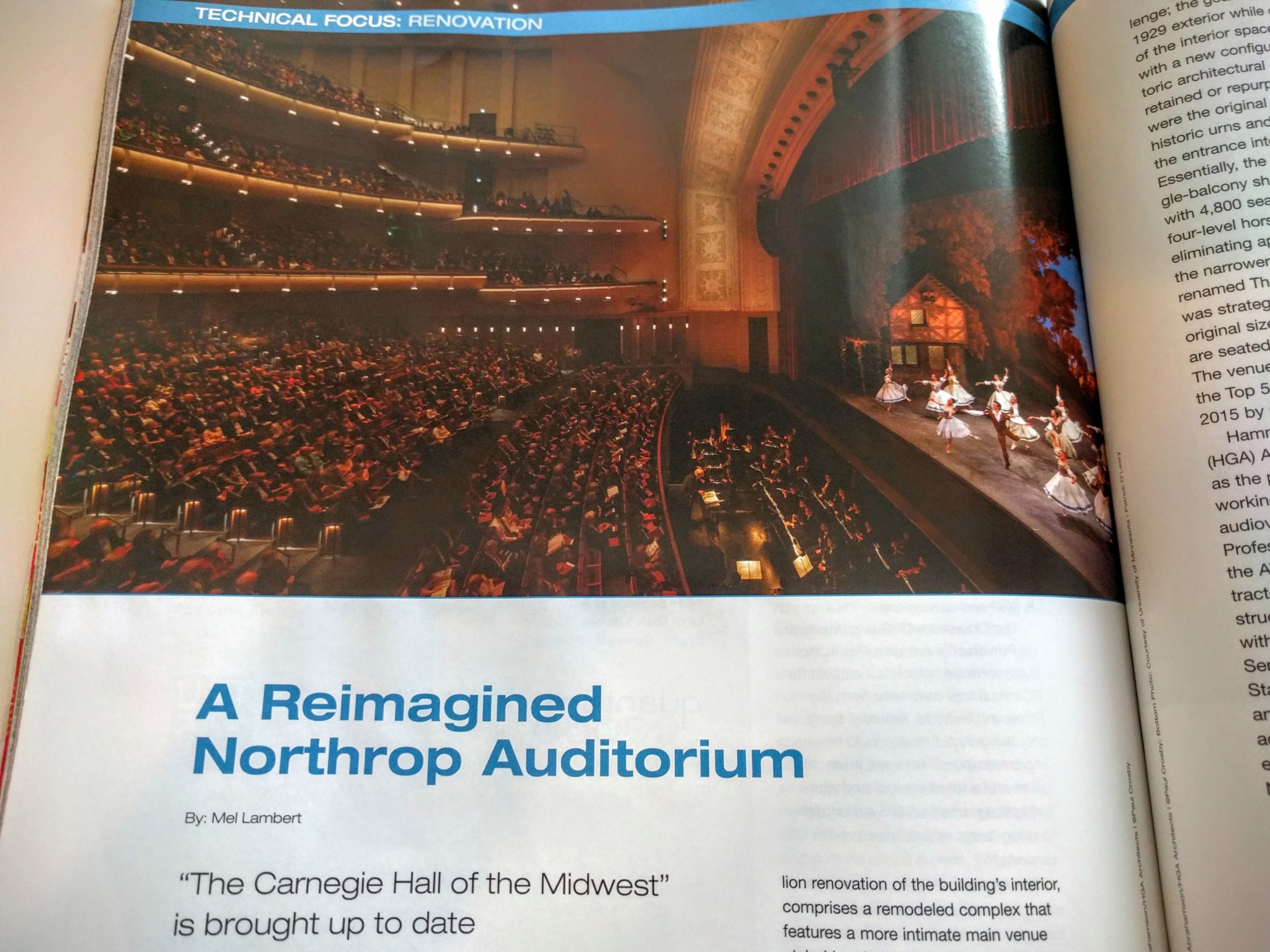 Wenger and J.R. Clancy Featured in Lighting & Sound America