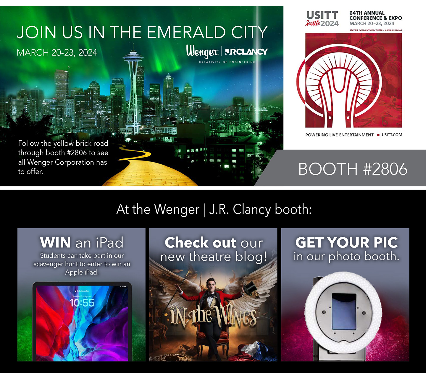 USITT 2024 - Wenger | J.R. Clancy